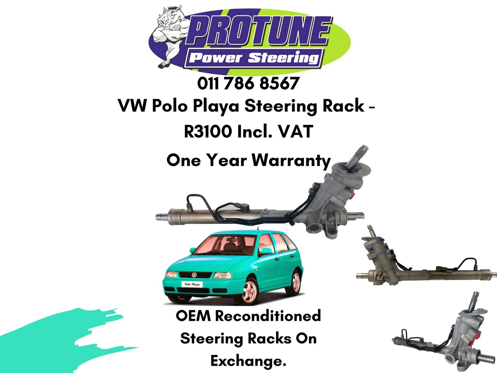 VW Polo Playa – OEM Reconditioned Steering Racks - Sellandbuy – South ...
