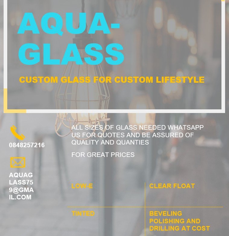 CUT TO SIZE GLASS - Sellandbuy – South Africa's Free Classifieds