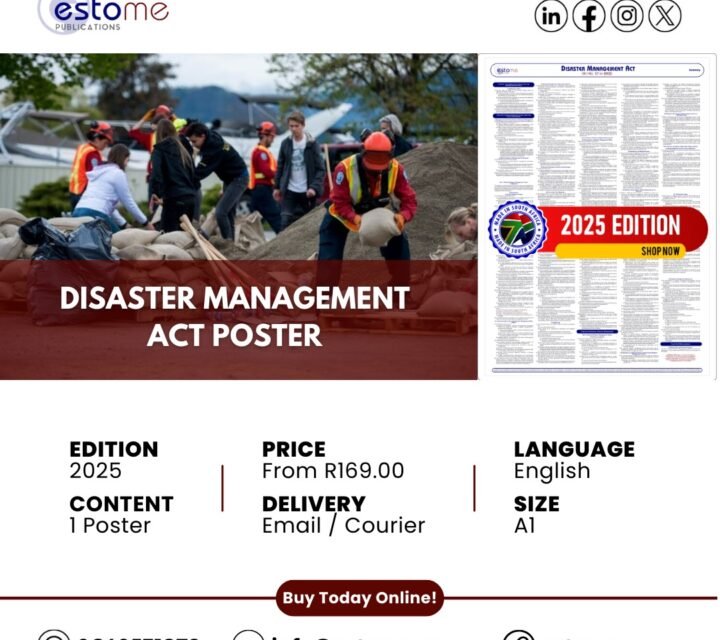 2025 Disaster Management Act Poster! - Sellandbuy – South Africa's Free ...