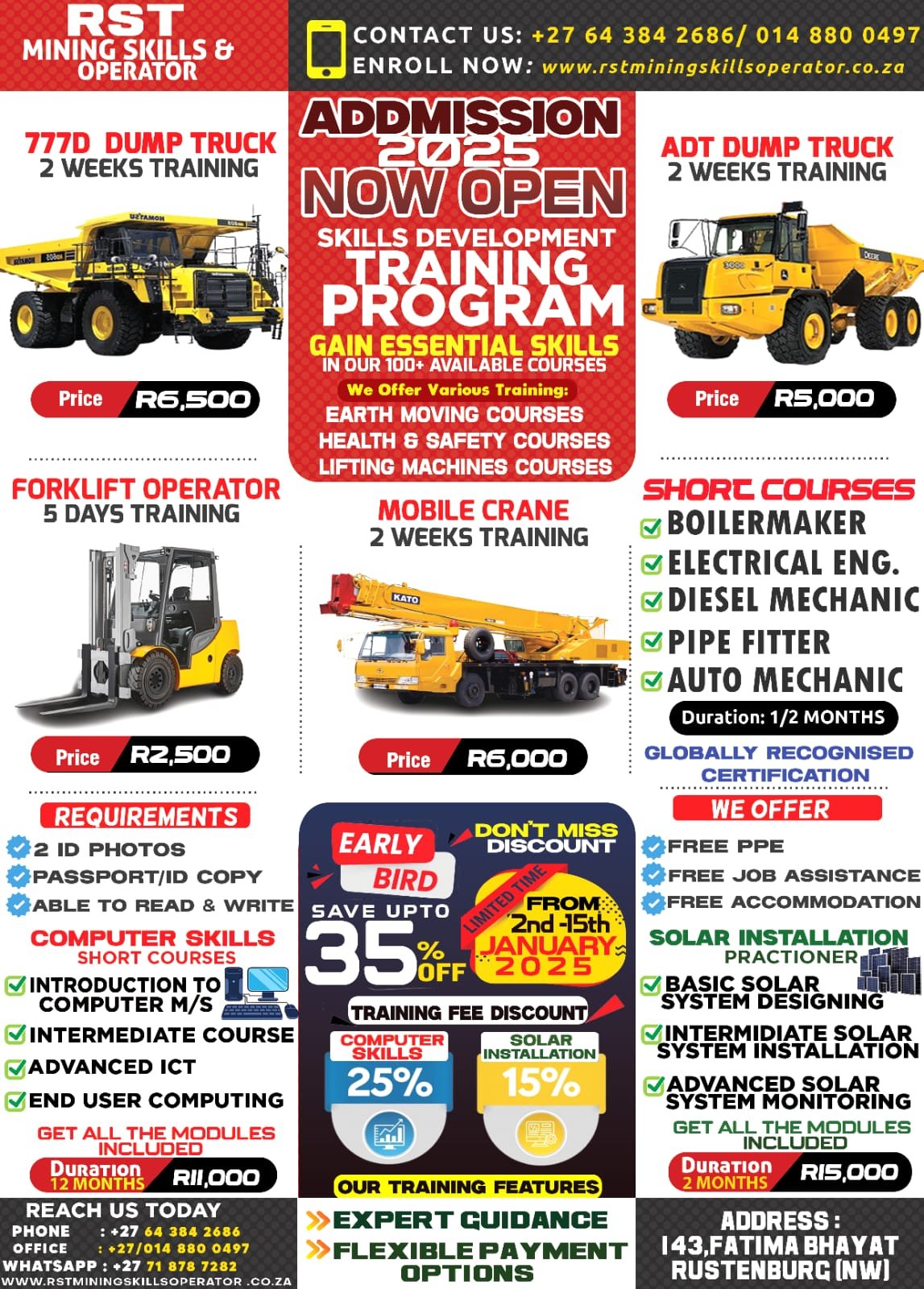 Reach Stacker training - Sellandbuy – South Africa's Free Classifieds